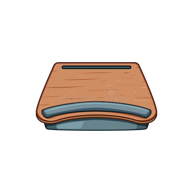 Versatile Portable Lap Desk Cartoon Vector Illustration Stock ...
