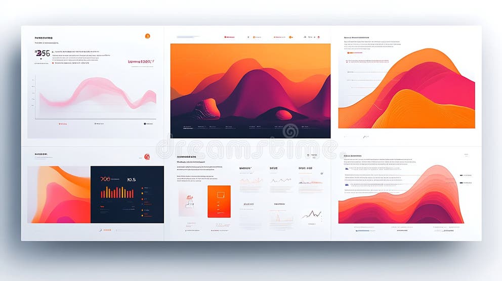 Versatile Presentation Slide Deck Template Stock Illustration ...