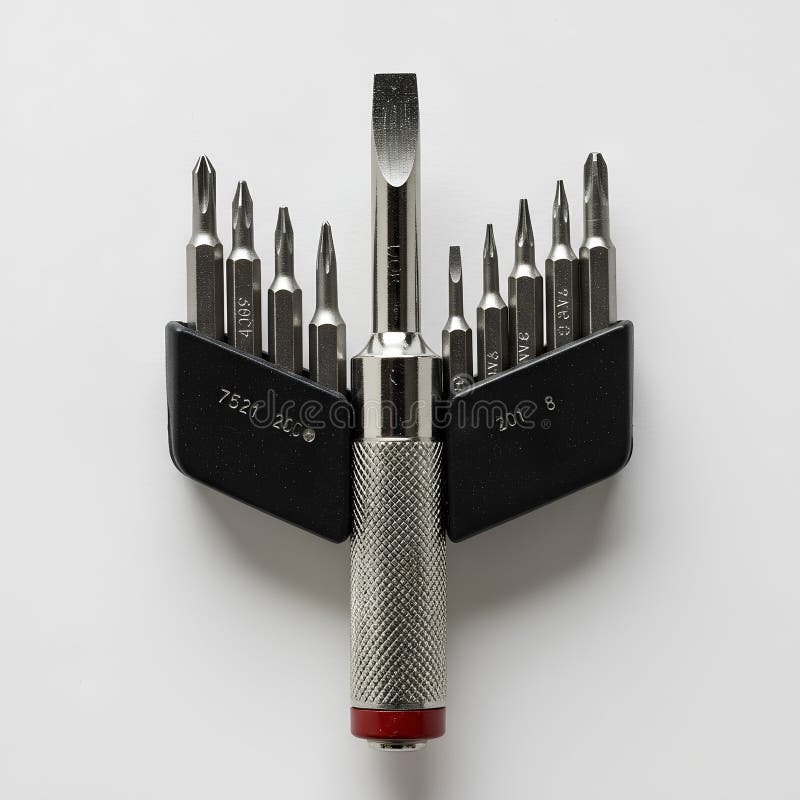 Versatile Screwdriver Set with Multiple Bit Attachments and Ergonomic ...