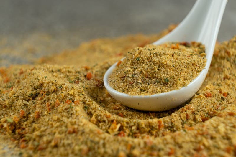 A Versatile Seasoning Made from Dried Vegetables and Spices Stock Photo ...