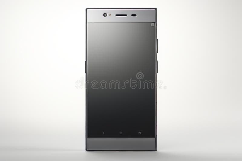Versatile Smartphone with Blank Screen on Neutral Background for ...