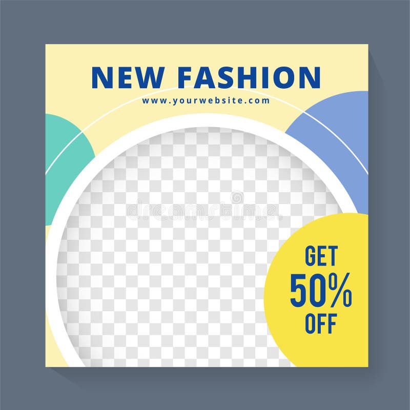 Versatile Square Banner Design: Customize for Web Ads, Social Media ...