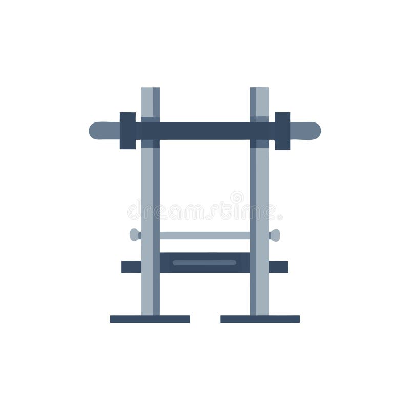 Versatile Squat Rack Icon stock illustration. Illustration of squat ...
