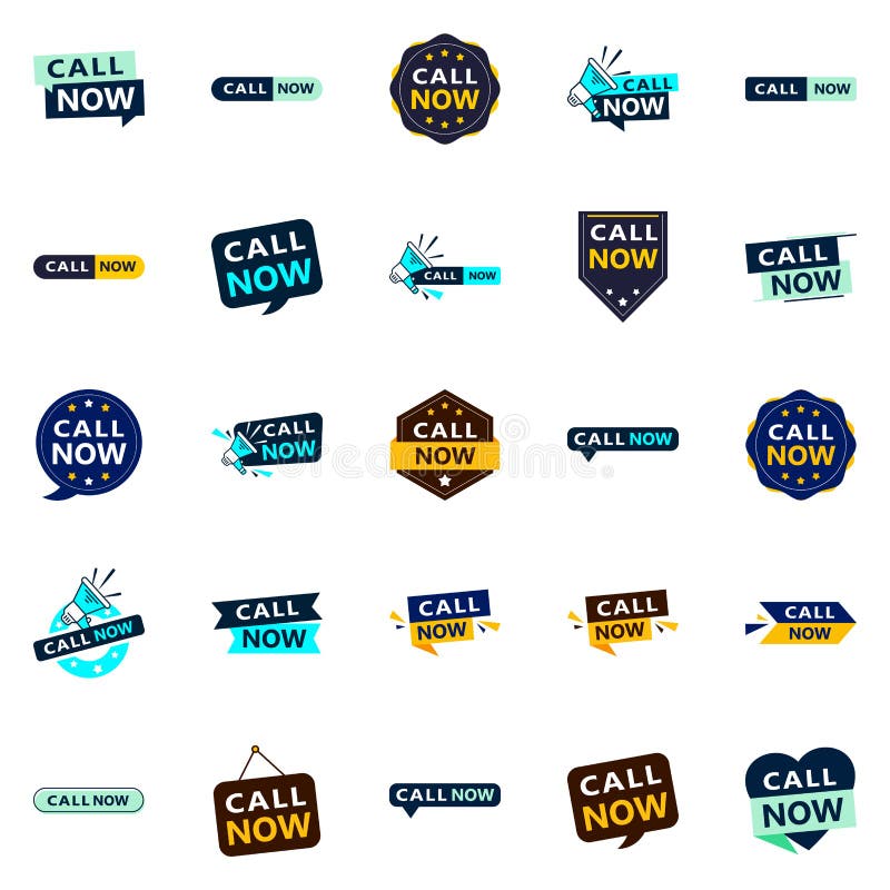 25 Versatile Typographic Banners for Promoting Calls in Different ...
