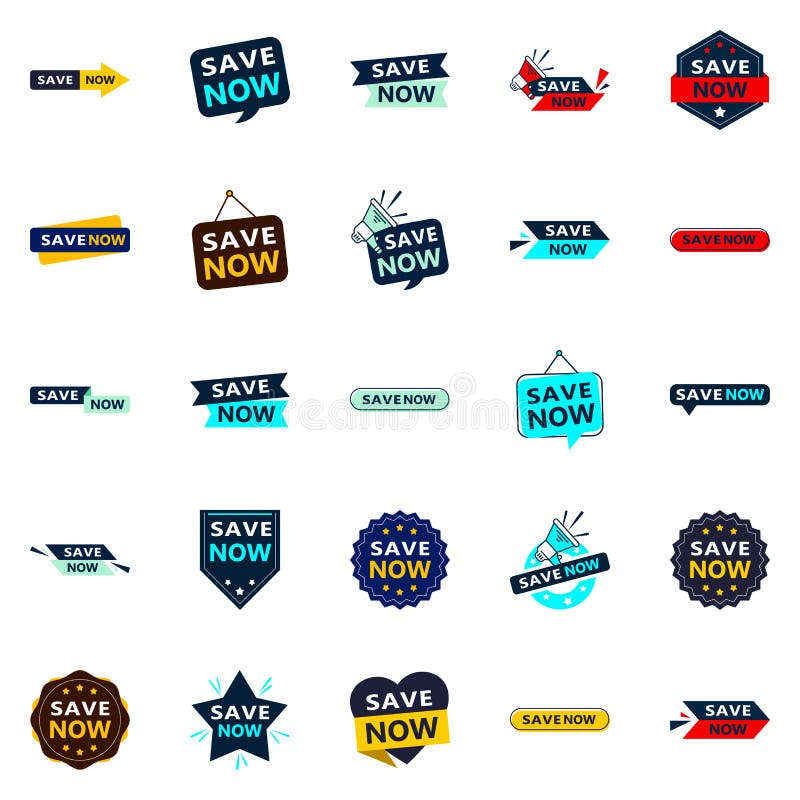 25 Versatile Typographic Banners for Promoting Saving Across Media ...