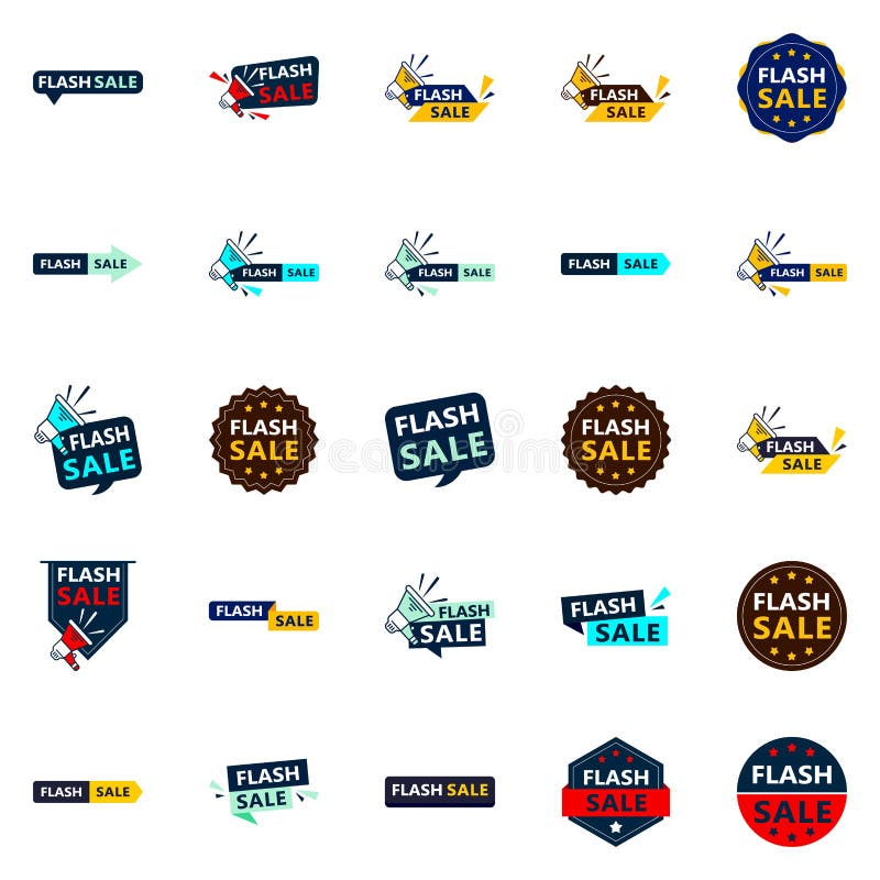 25 Versatile Vector Designs in the Flash Sale Pack Perfect for Graphic ...