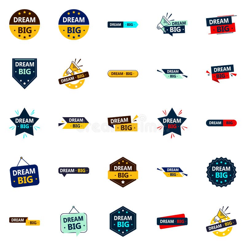 25 Versatile Vector Images for Achieving Your Dreams and Goals Stock ...