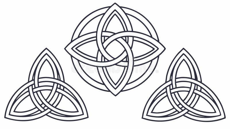 Set of Celtic Knots Vector, Traditional Irish Patterns, Vector Design ...