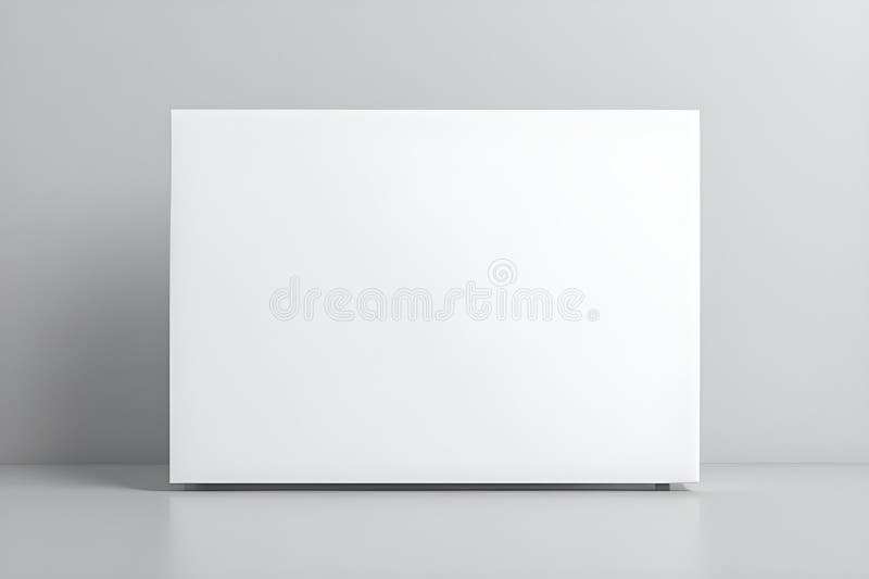Versatile White Rectangular Display Mockup for Advertising Product ...