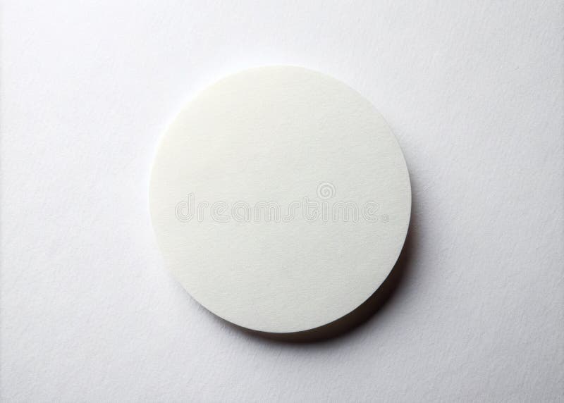 Versatile White Round Sticker Labels Minimalist Design for Product ...