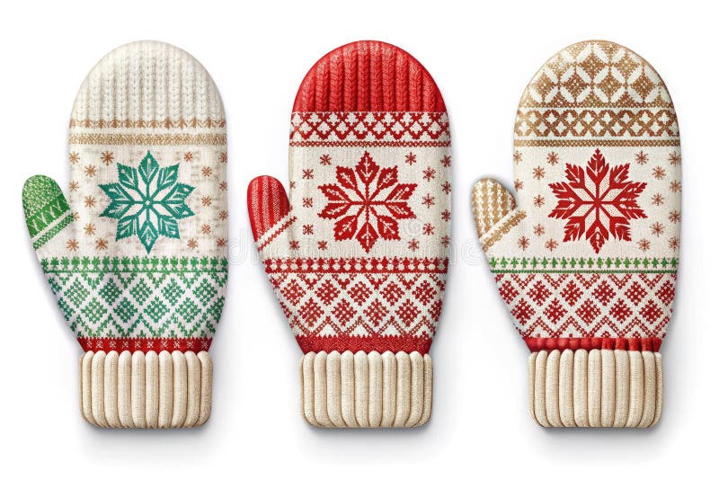 Versatile Winter Mitten Icons: Thin, Light, Regular, and Bold Clipart ...