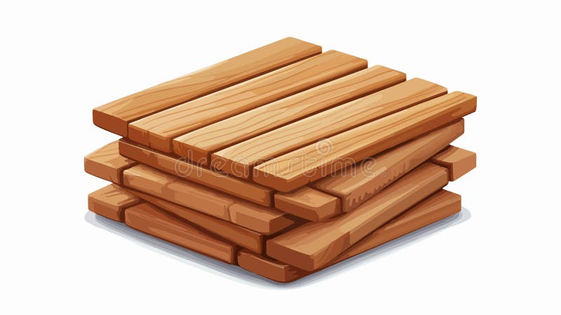 Versatile Wooden Boards Stack for Professional Floor Construction Stock ...
