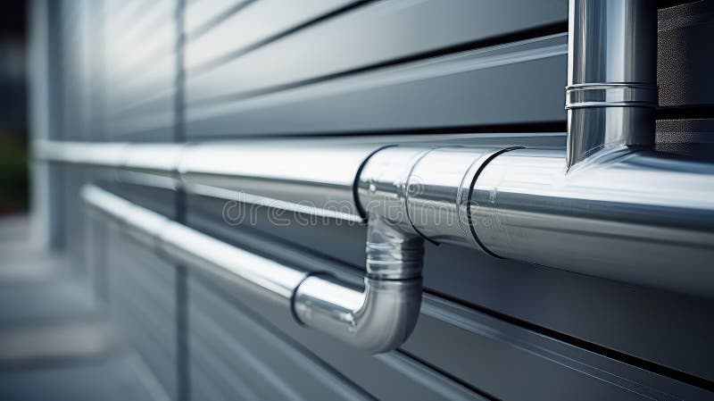 Versatility metal conduit stock illustration. Illustration of metal ...