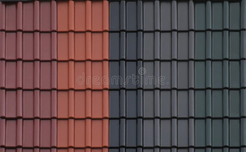 Verschiedene Dachplatten stockbild. Bild von dach, aufbau - 44519085