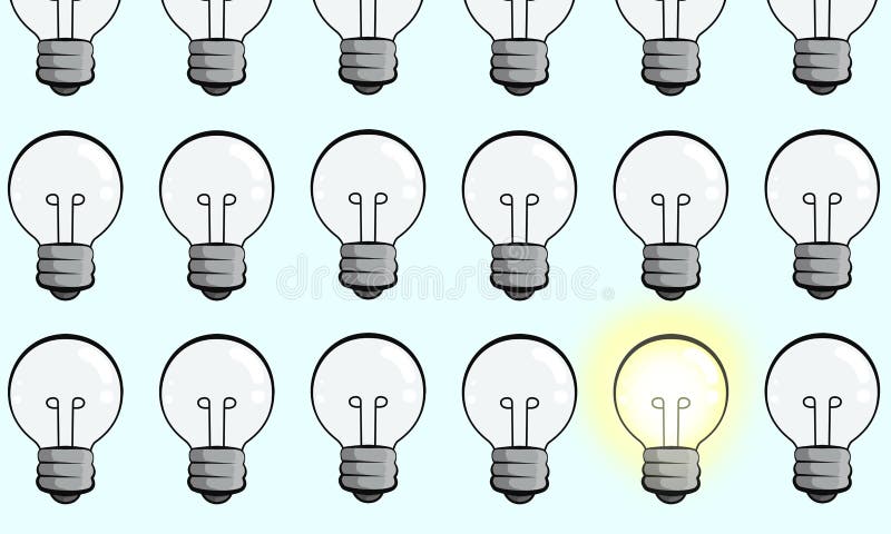 Verschillend/idee stock illustratie. Illustration of andere - 77414390