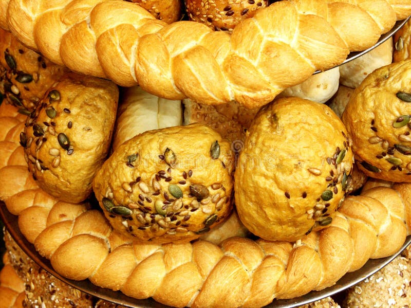 Verschillende broden stock foto. Image of stokbrood, rozemarijn - 1443292