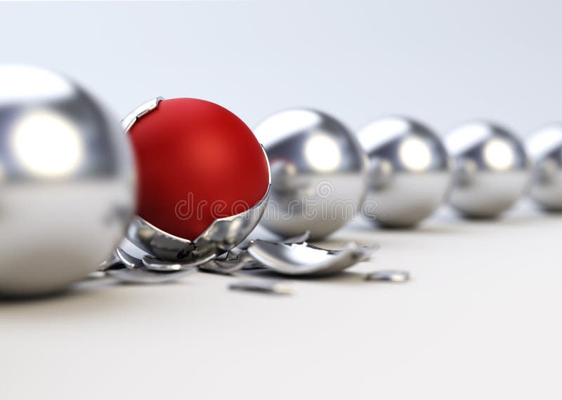 Verschillende rode bal stock illustratie. Illustration of samen - 22971979