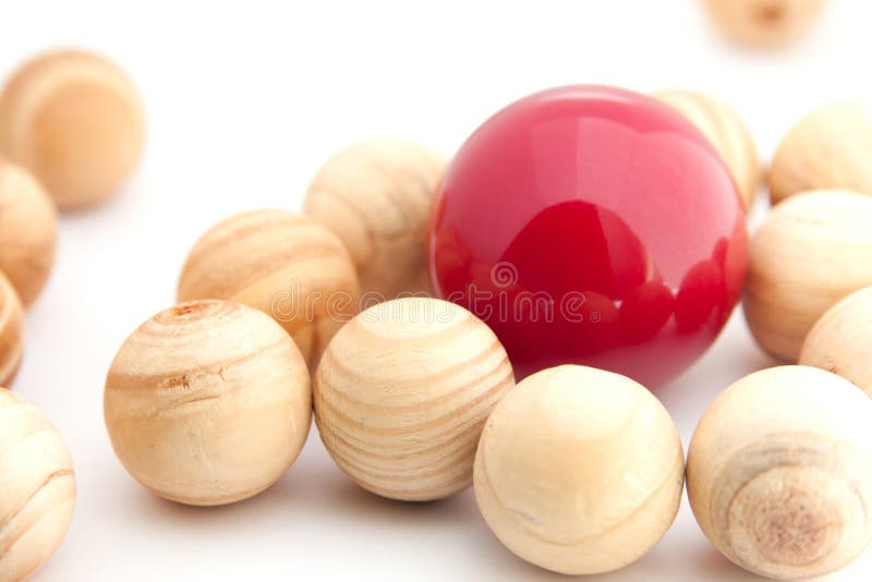 Verschillende rode bal. stock afbeelding. Image of organisatie - 24485519