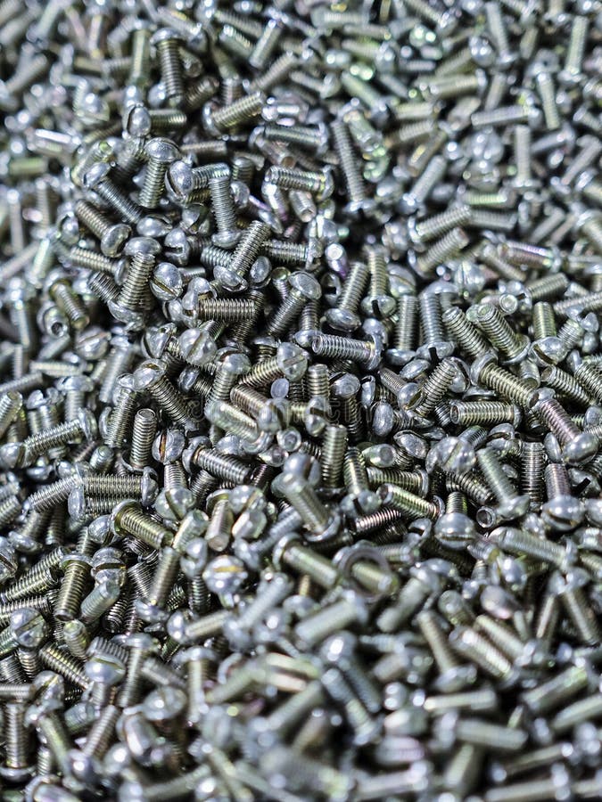 Verschillende schroeven stock foto. Image of zilver - 102432796