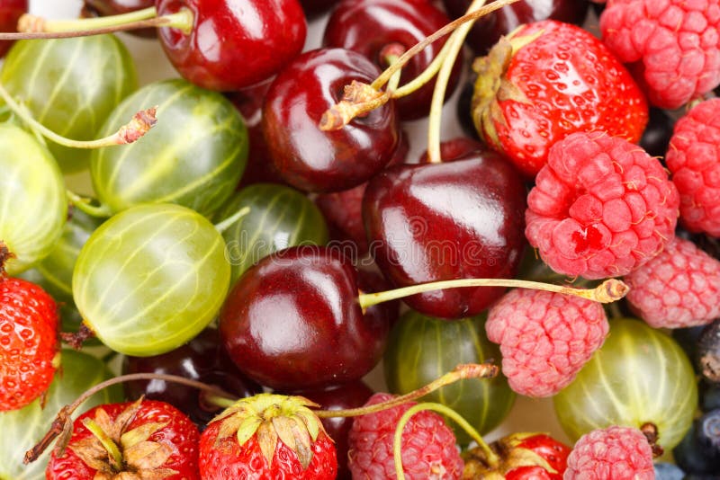 Verschillende Soorten Bessen Stock Foto - Image of voeding, kleurrijk ...