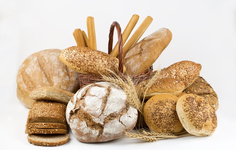 Verschillende Soorten Brood En Broodjes Stock Foto - Image of rogge ...