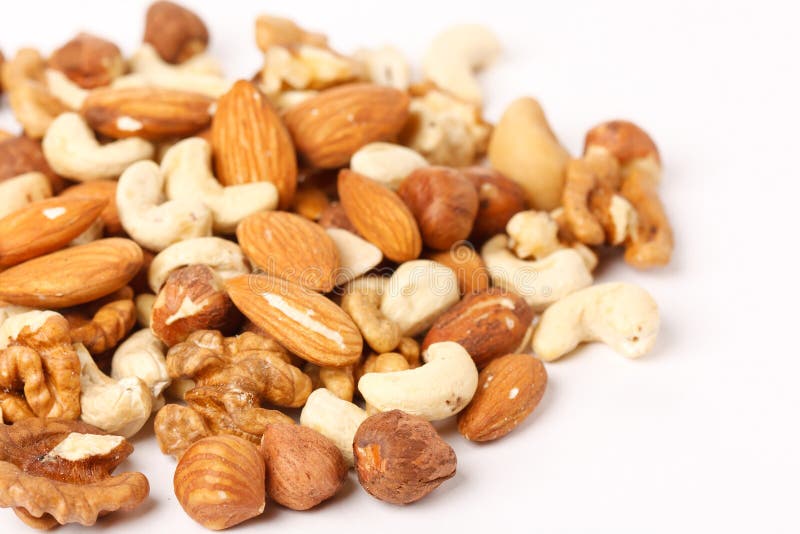 Verschillende Soorten Noten Stock Afbeelding - Image of cachou ...