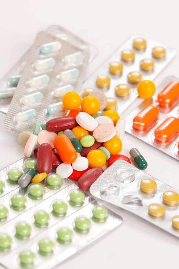 Verschillende Soorten Pillen Stock Foto - Image of patroon ...