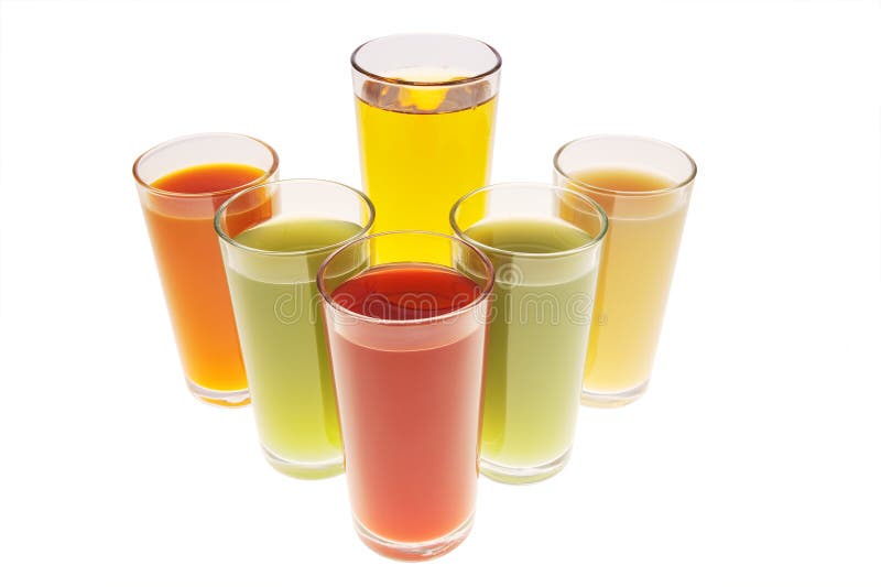 Verschillende Soorten Sappen Stock Afbeelding - Image of rood, fruitig ...