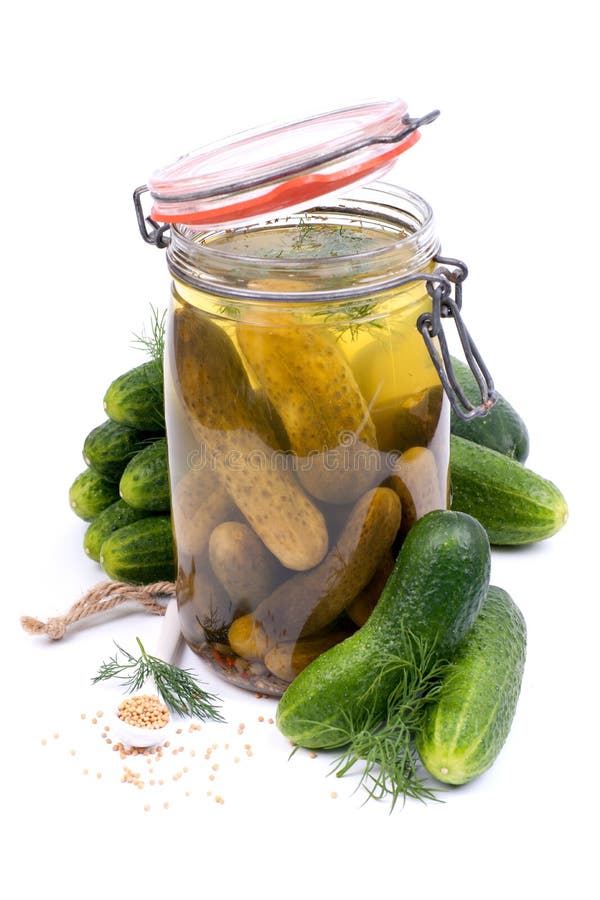 Verse augurk stock afbeelding. Image of azijn, groen - 31058695