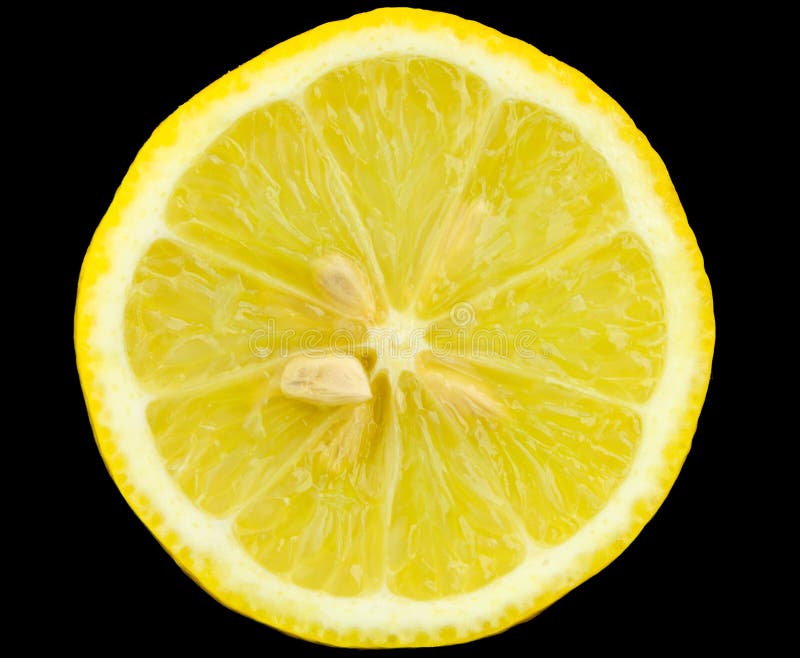 Verse gele citroen stock foto. Image of vers, nave, zwart - 11045838
