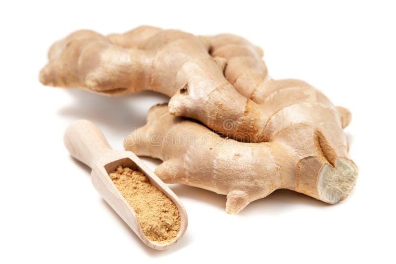 Verse, Gemalen En Geraspte Gemberwortel Stock Afbeelding - Image of ...