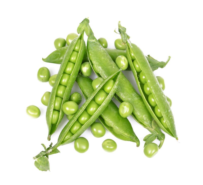 Verse Groene Erwt in De Peul Stock Afbeelding - Image of gecultiveerd ...