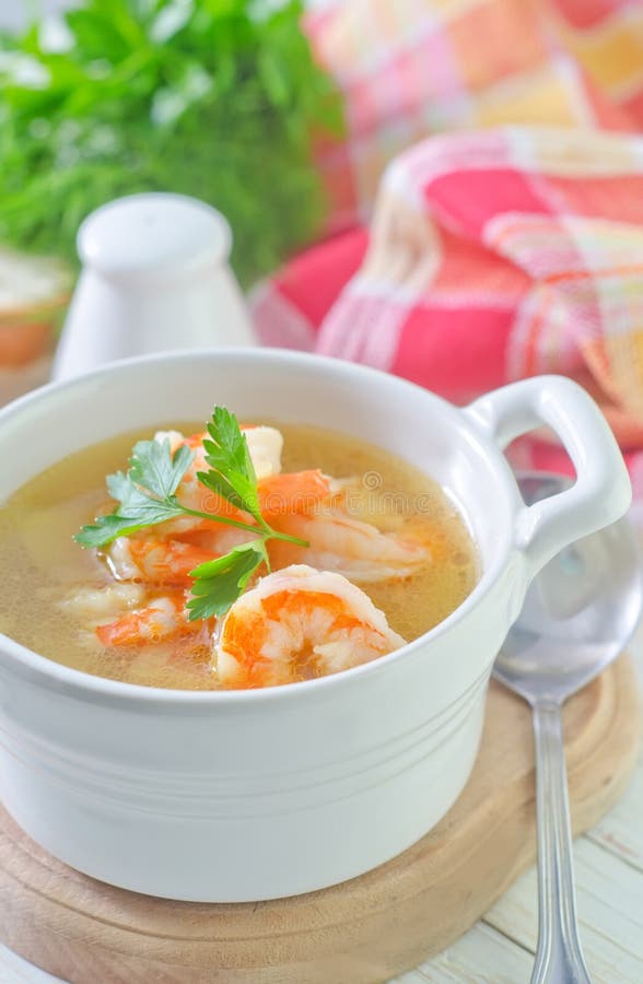 Verse soep stock afbeelding. Image of brood, voedsel - 34761309