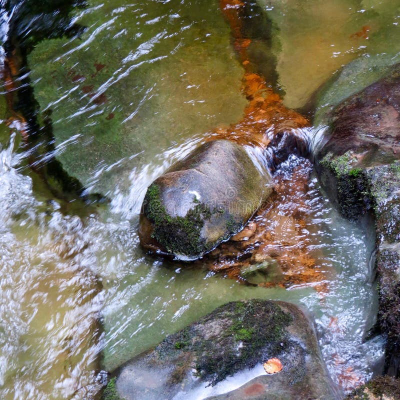 A Yorkshire Stream Flowing Around Rocks Stock Image - Image of ...