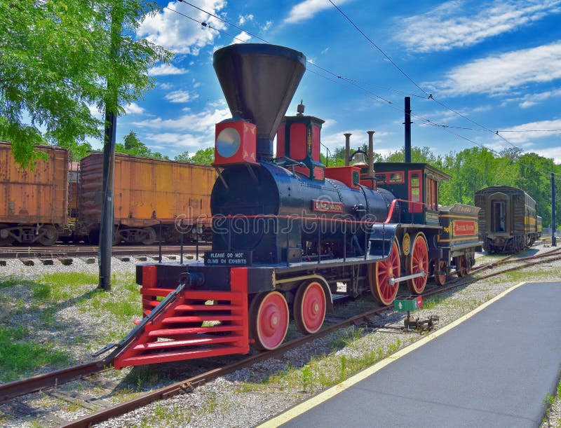 Boston & Providence Railroad Locomotive "Daniel Nason" at the National ...