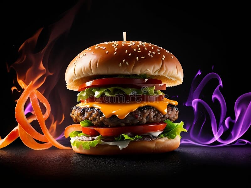 Burnt Hamburger Stock Illustrations – 56 Burnt Hamburger Stock ...