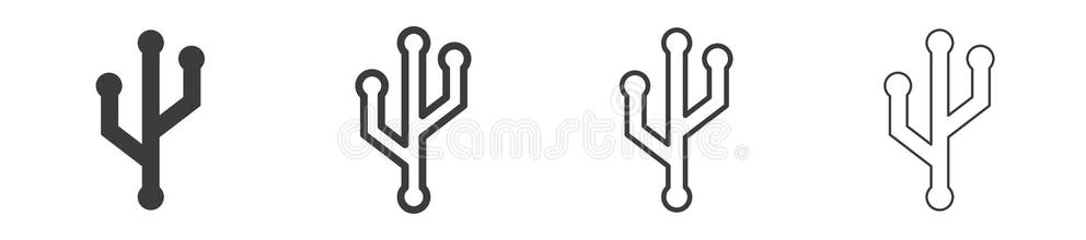 Version Control Icon Vector Set on White Background Stock Vector ...