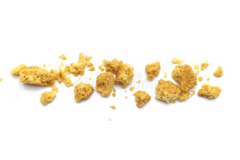 Verspreide Kruimels Boterkoekjes Stock Afbeelding - Image of nagerecht ...