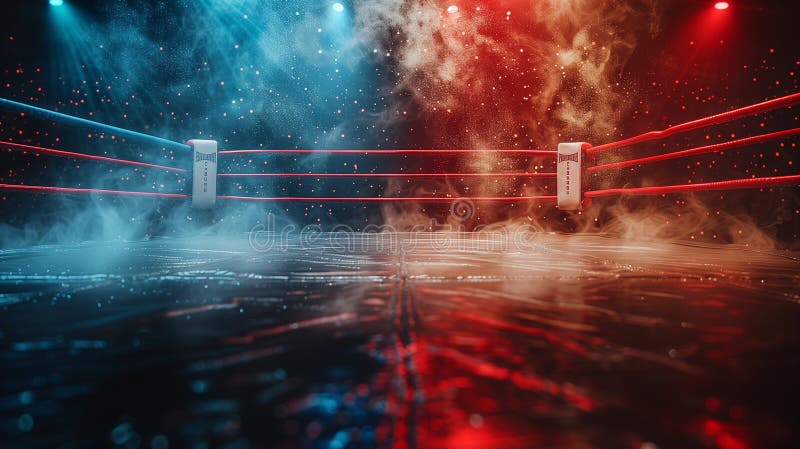 Versus Background Image, Left and Right Comparison, Square Boxing Ring ...