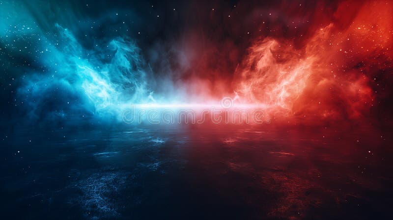 Versus Background Image, Two Team, with Spotlights for Logo, Left and ...