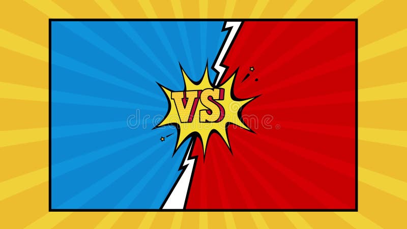 Versus Background in Pop Art Style. Stock Footage - Video of pattern ...