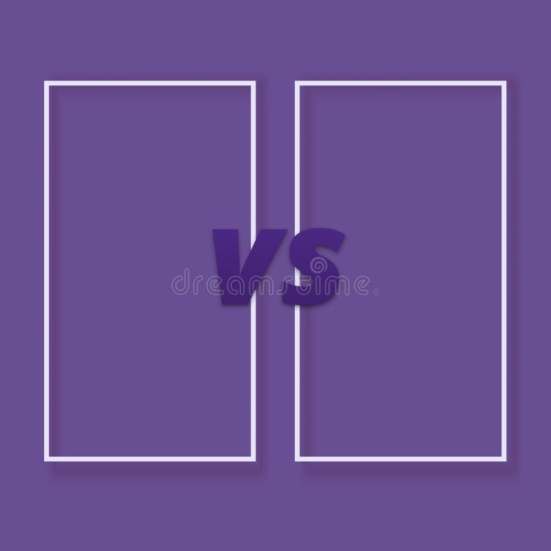 VS. Versus banner. stock vector. Illustration of battle - 111830017