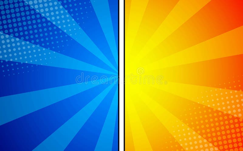 Versus in Comic Style Background. Vector Illustration Stock Vector ...