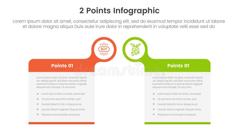 Versus or Compare and Comparison Concept for Infographic Template ...