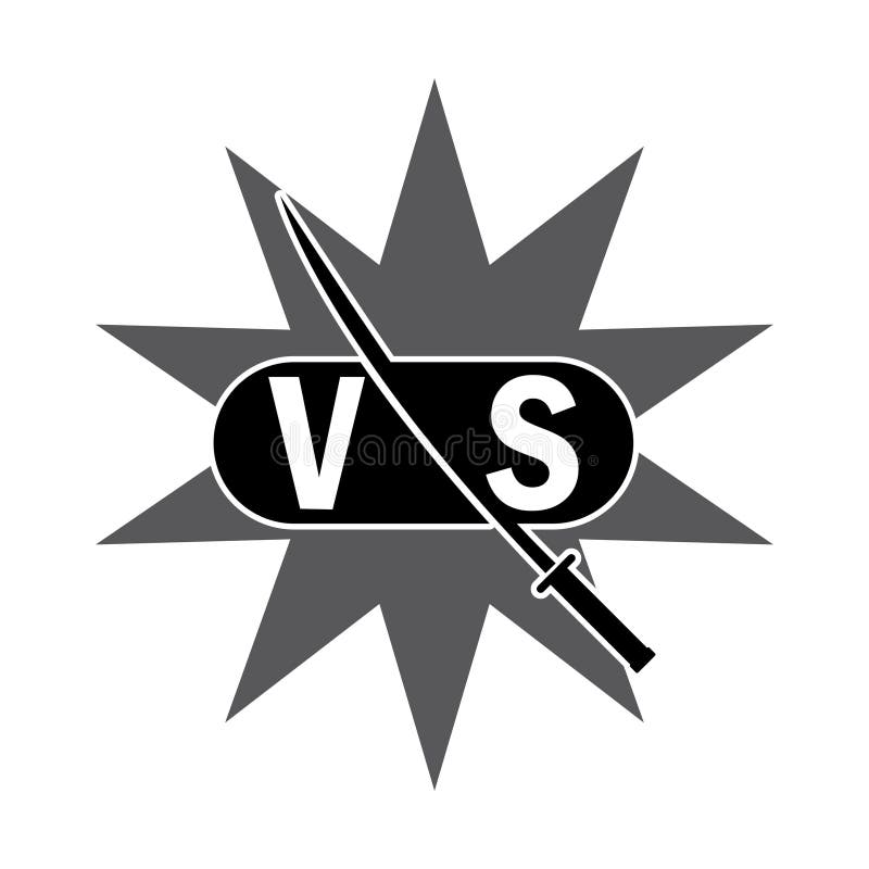 Versus Competition Icon stock vector. Illustration of competition ...