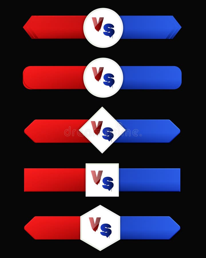 Versus Board of rivals stock vector. Illustration of cartoon - 287092018