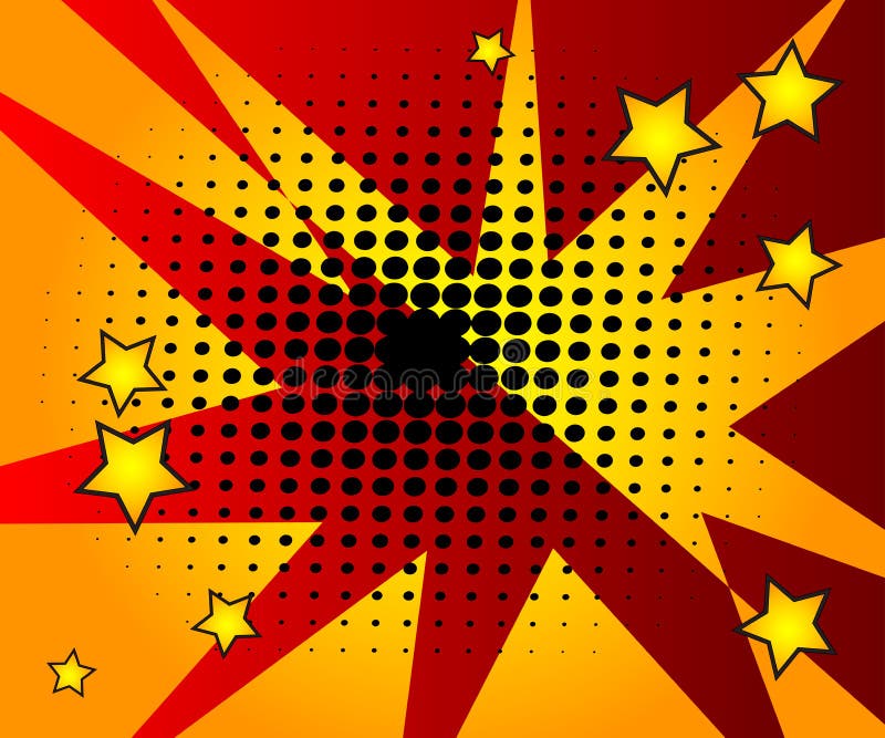 Versus, Fight Background in Flat Comics Style Design. Stock Vector ...