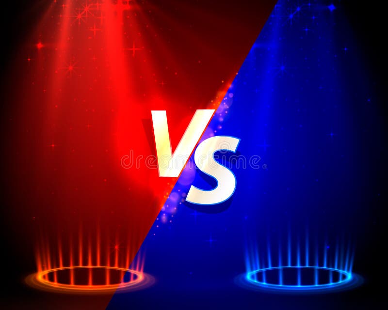 Versus Game Cover, Banner Sport Vs, Team Concept. Stock Vector ...