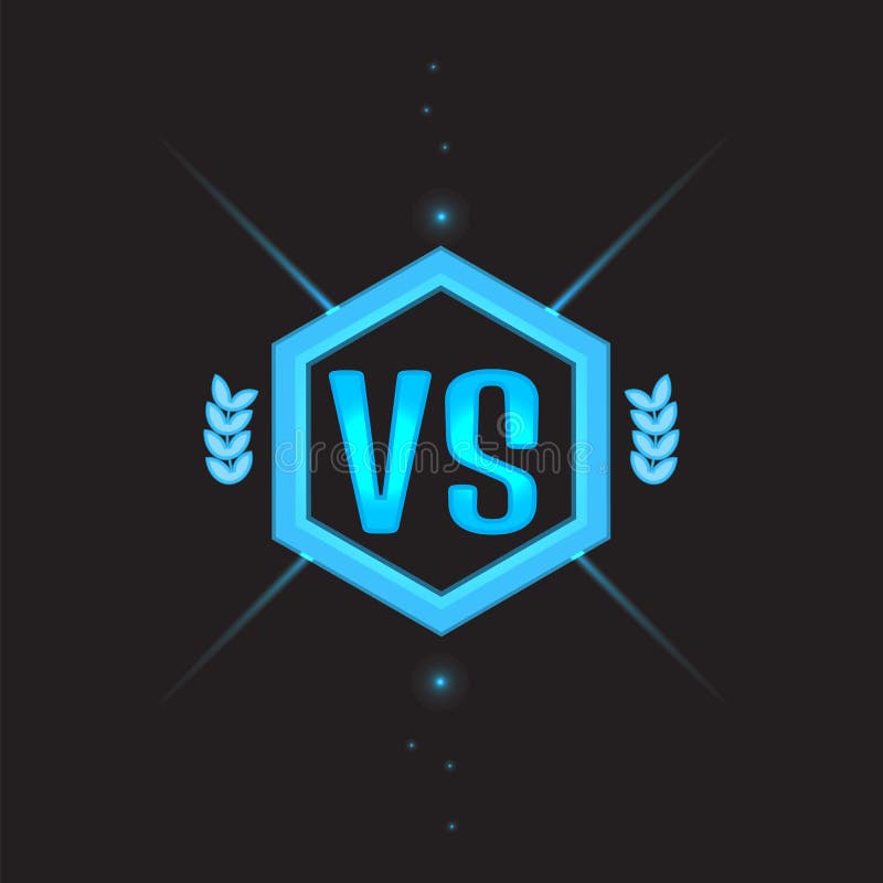 Versus Logo Icon. Vector Illustration Stock Vector - Illustration of ...