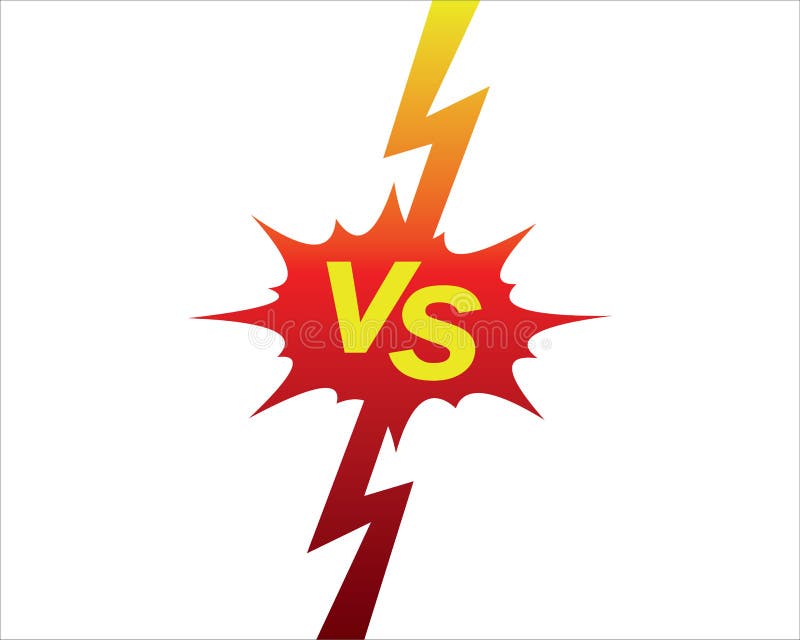 Versus, Opponent, Opposition Fighting Frame or Border Vector Background ...